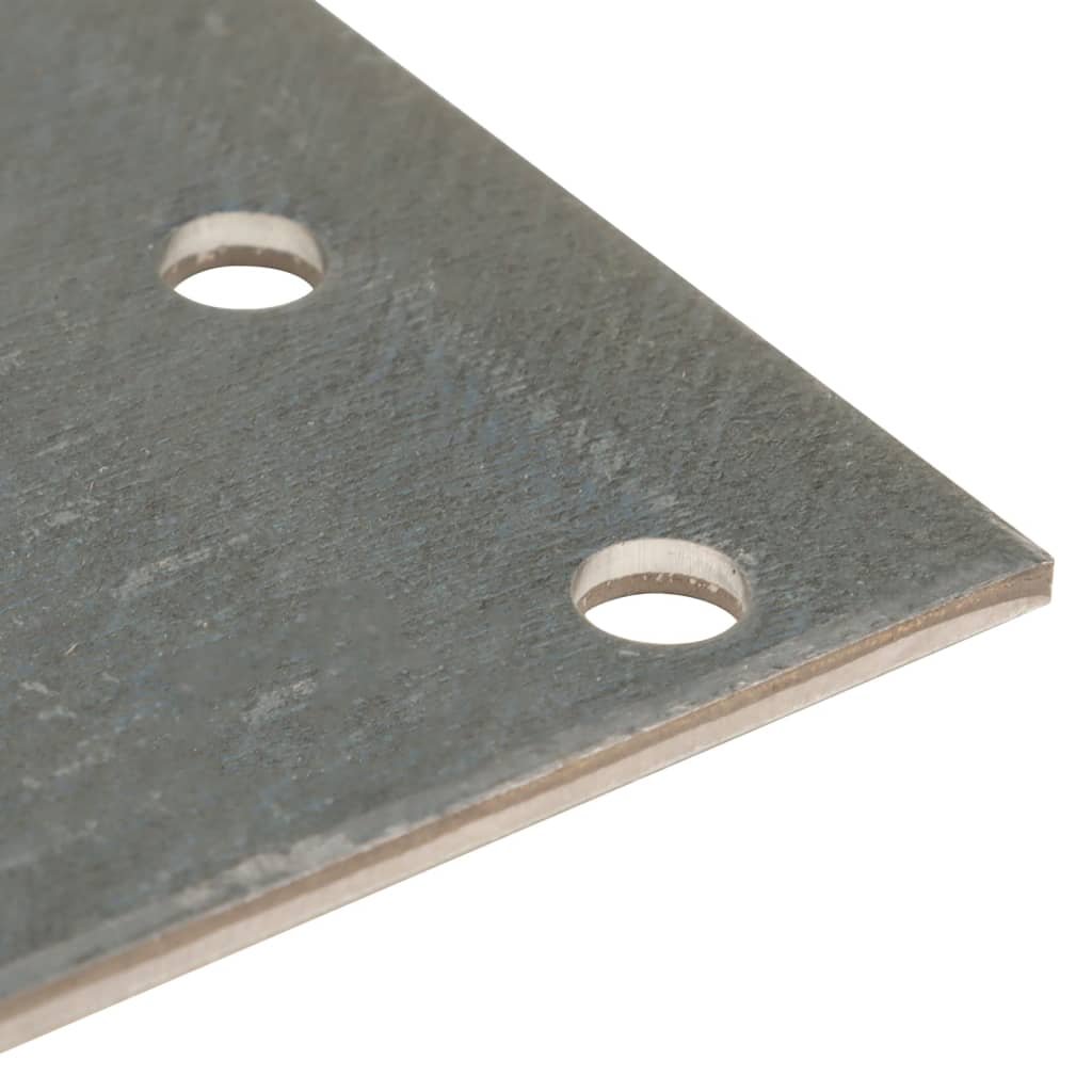 Platines assemblages Connecteurs 120x40x2mm 2pcs acier galvanisé