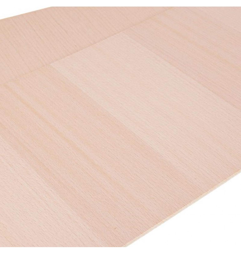 Beech veneered MDF panel 300x200x5mm