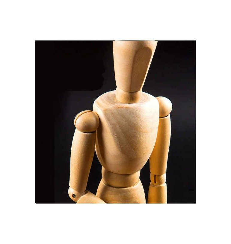 Articulated wooden drawing model 32cm