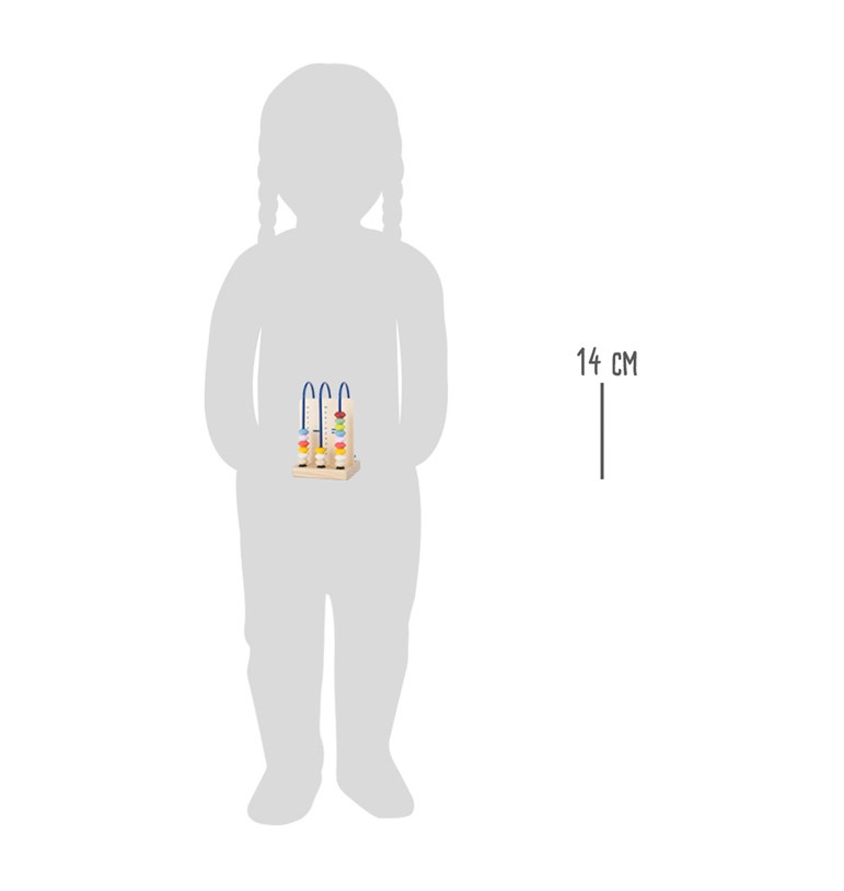 Two Sided Wooden Abacus For Counting