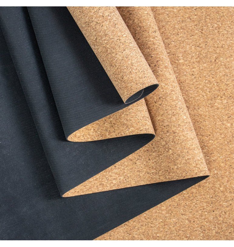 Myga large cork and rubber yoga mat