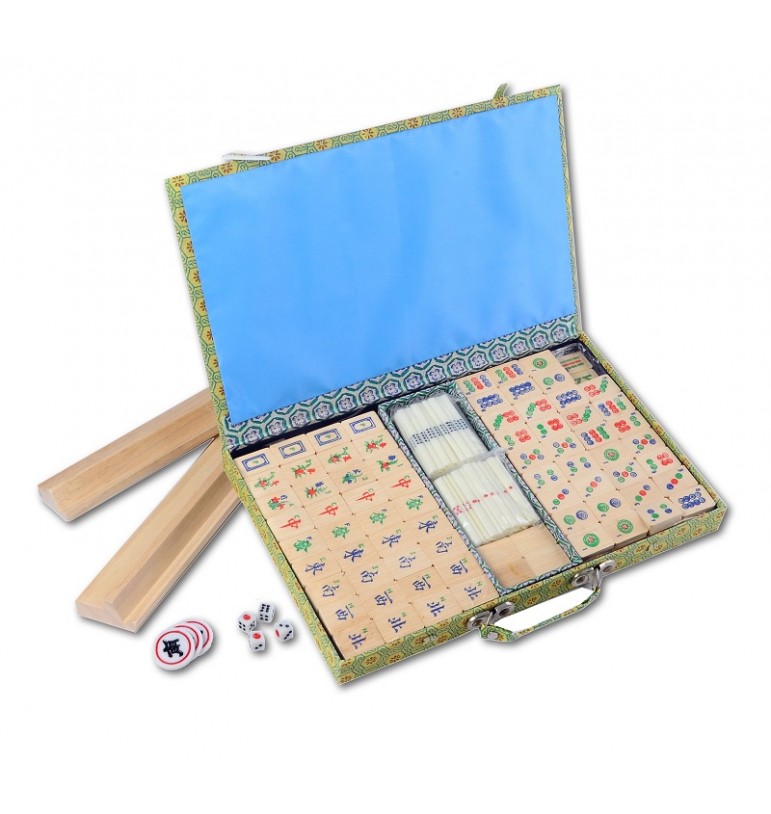 Jeu de société Mahjong en bambou